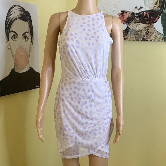 BCBGeneration | Dresses | Nwt Bcbgeneration Mesh Overlay Abstract Polka ...